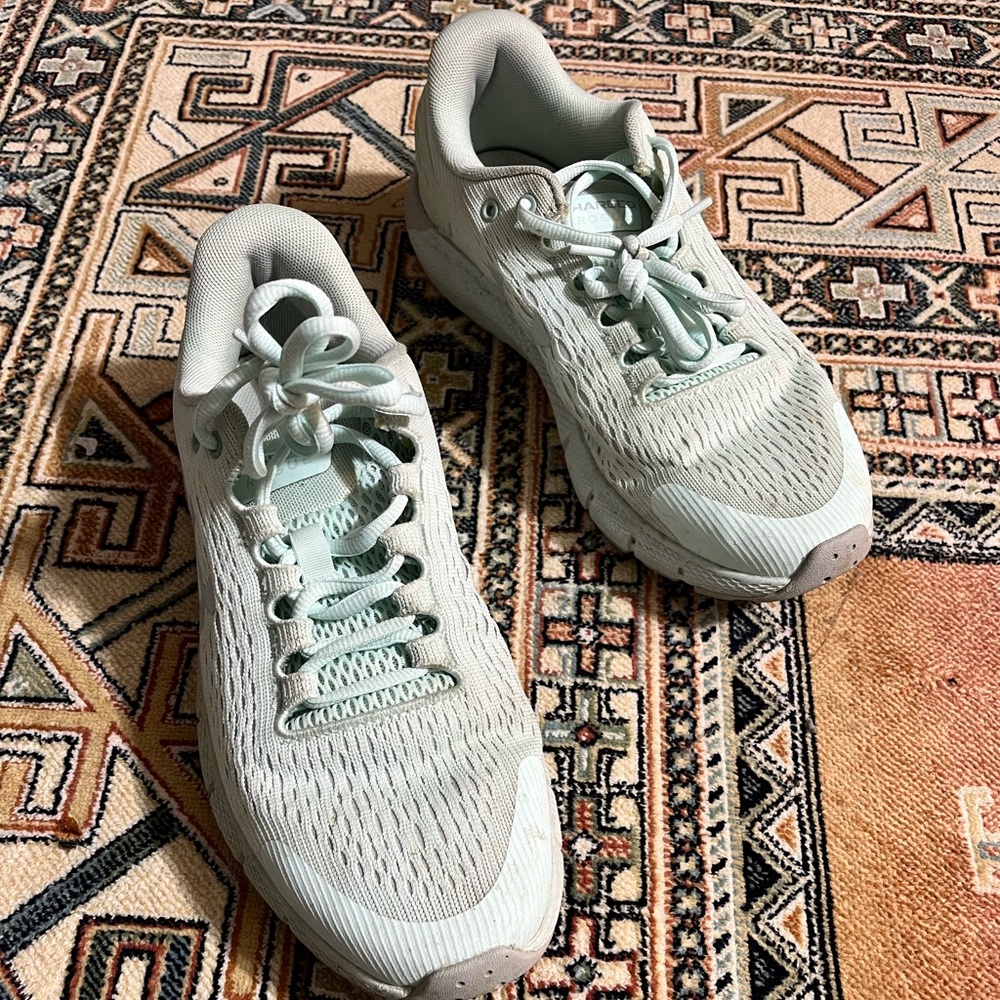 Under Armor Charged Rogue Mint Green Tennis Shoe - Gem